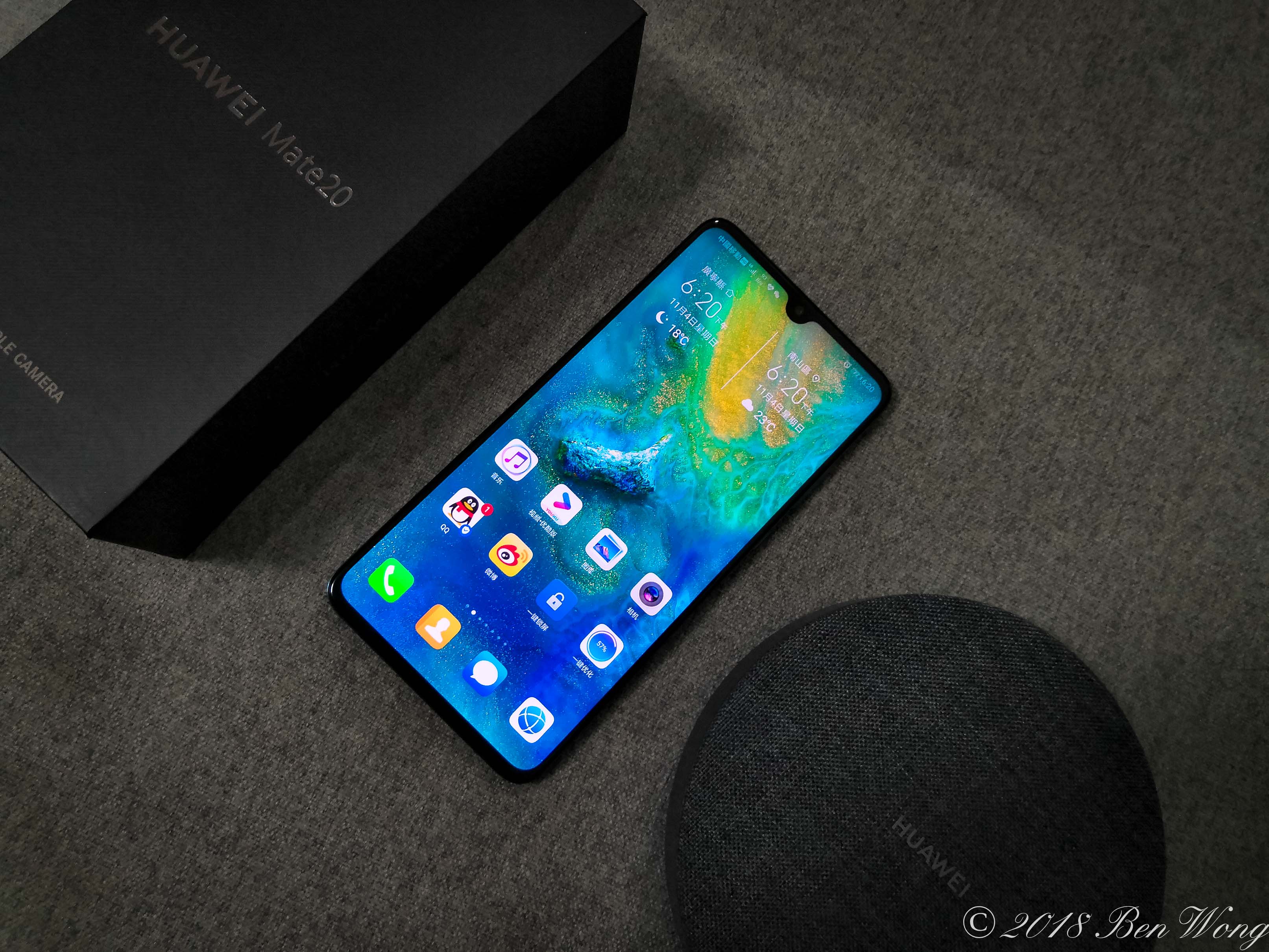 横纵折光，让你爱不释手的华为MATE20翡冷翠 - 华为Mate20系列晒单评测 花粉俱乐部